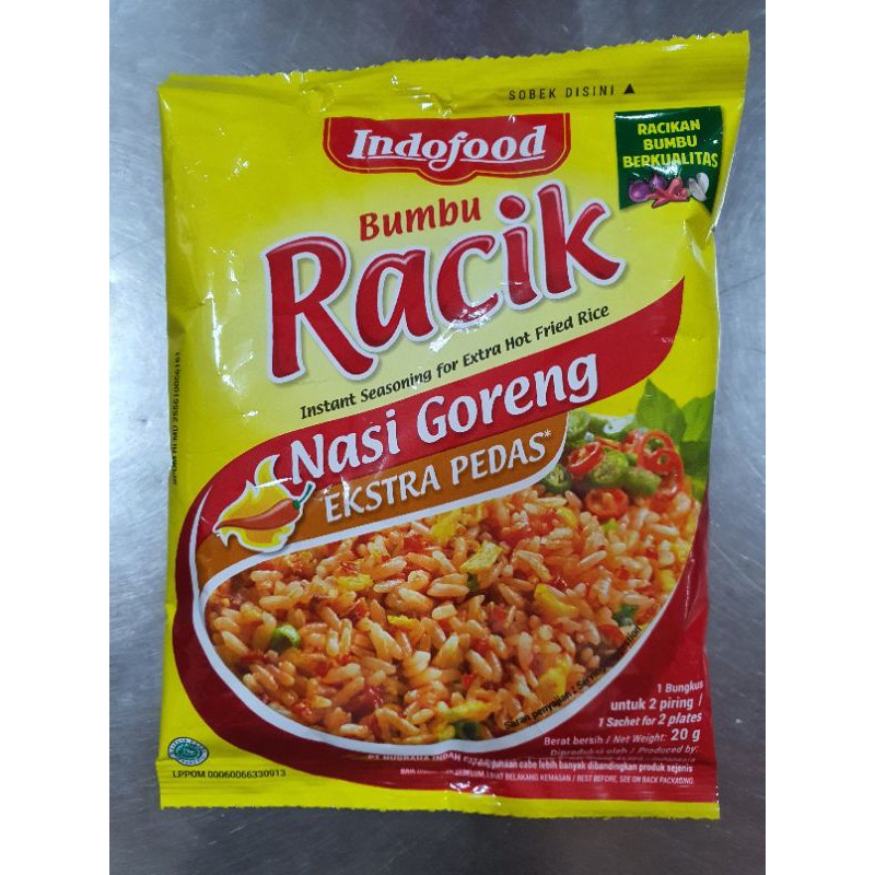 Indofood Extra Spicy Fried Rice Mix Seasoning 20gr | Shopee Malaysia