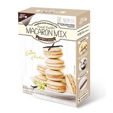 Korea Bread Garden French Vanilla Macaron Mix SET 270g, Home Baking, Baking Premix | Shopee Malaysia