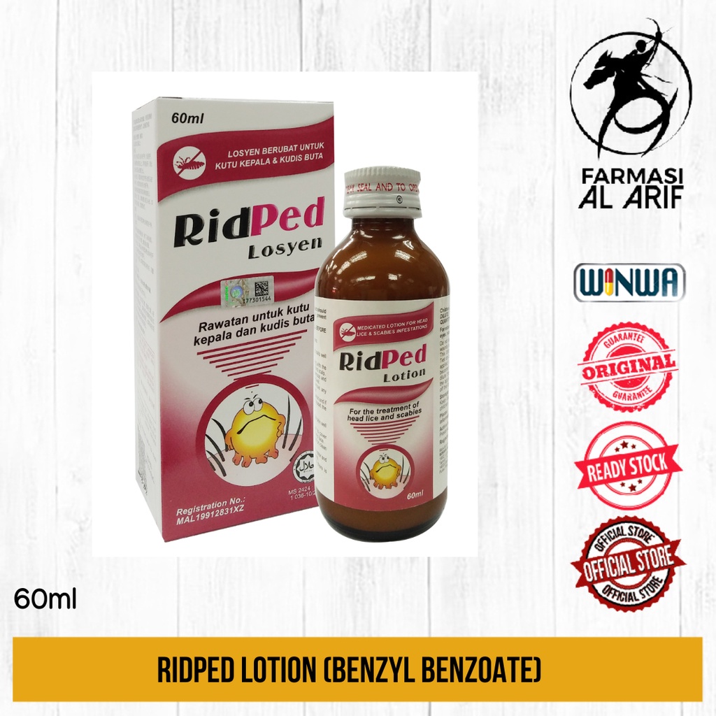 Ridped Lotion (Benzyl Benzoate) Losyen kutu & kudis buta | Shopee Malaysia