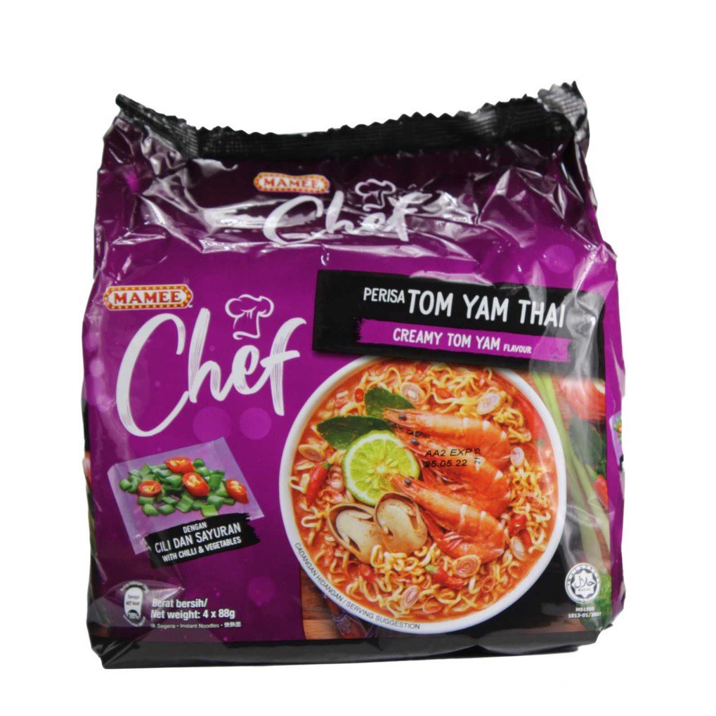 MAMEE CHEF TOM YAM THAI FLAVOUR INSTANT SOUP NOODLE | Shopee Malaysia