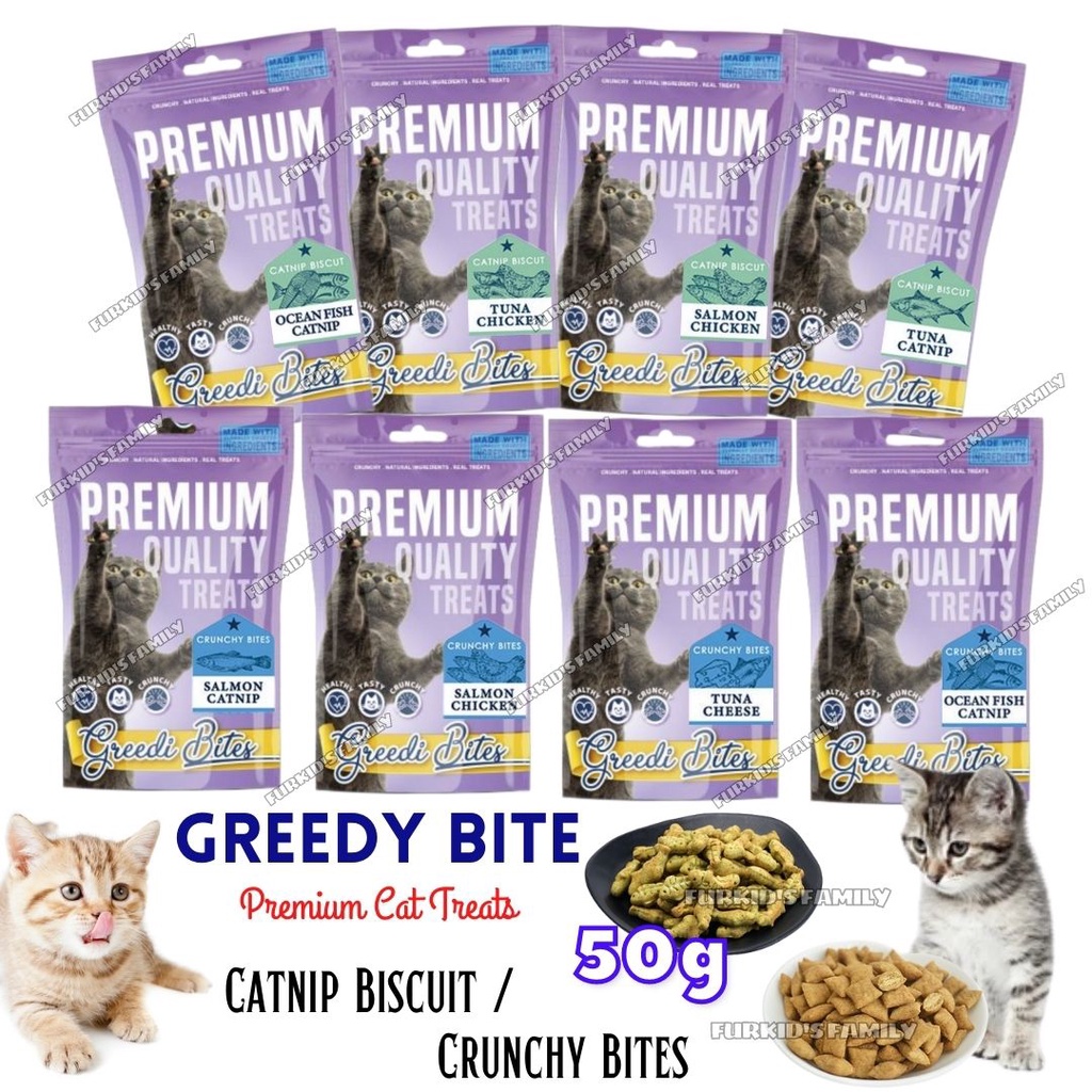 Greedi Bite Premium Quality Cat Treats Biscuit / Catnip Biscuit ...