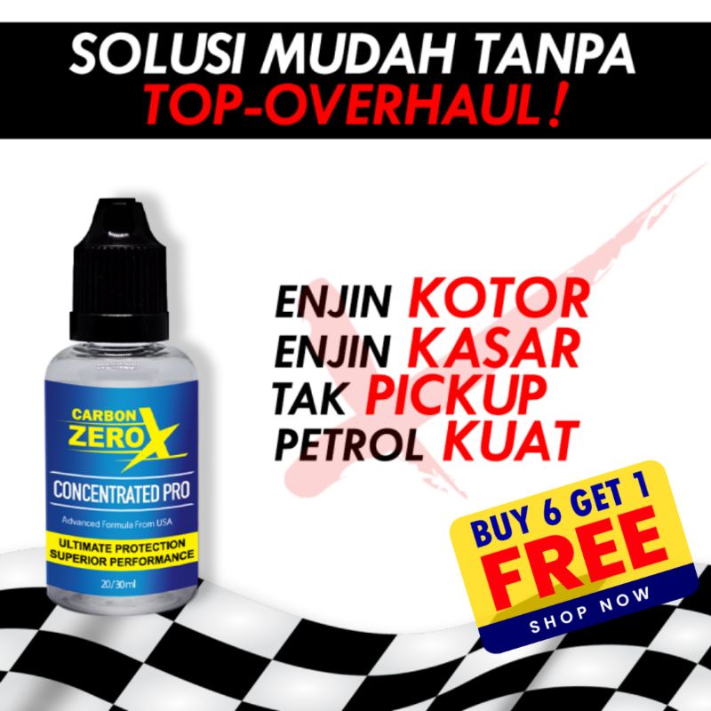 CARBON ZERO X - No.1 Cuci Enjin Berkarbon Tanpa Top-Overhaul Jimat ...