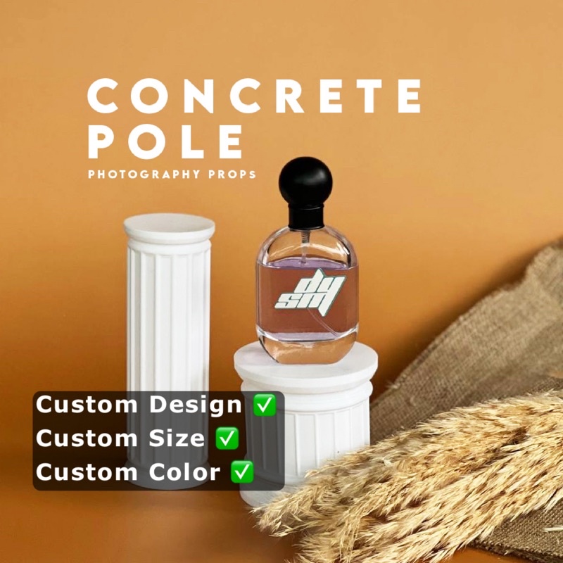 3D Photography product props display - Concrete Pole / Prop fotografi ...