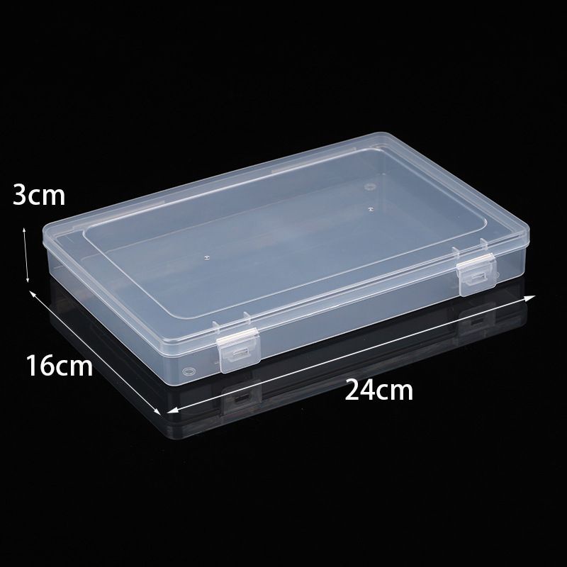 Big rectangular plastic box大号长方形塑料盒pp有盖透明盒Kotak segi empat tepat ...