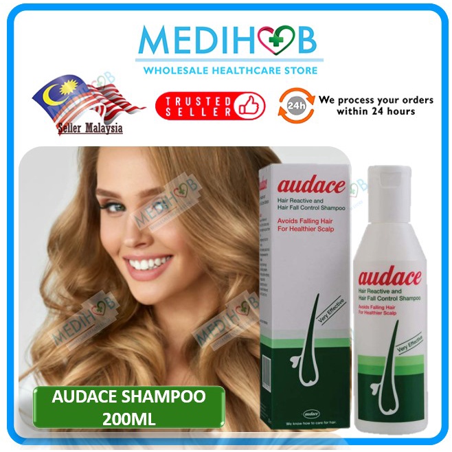 Audace Hair Reactive & Hair Fall Control Shampoo (200ml) (EXP08/2027 ...