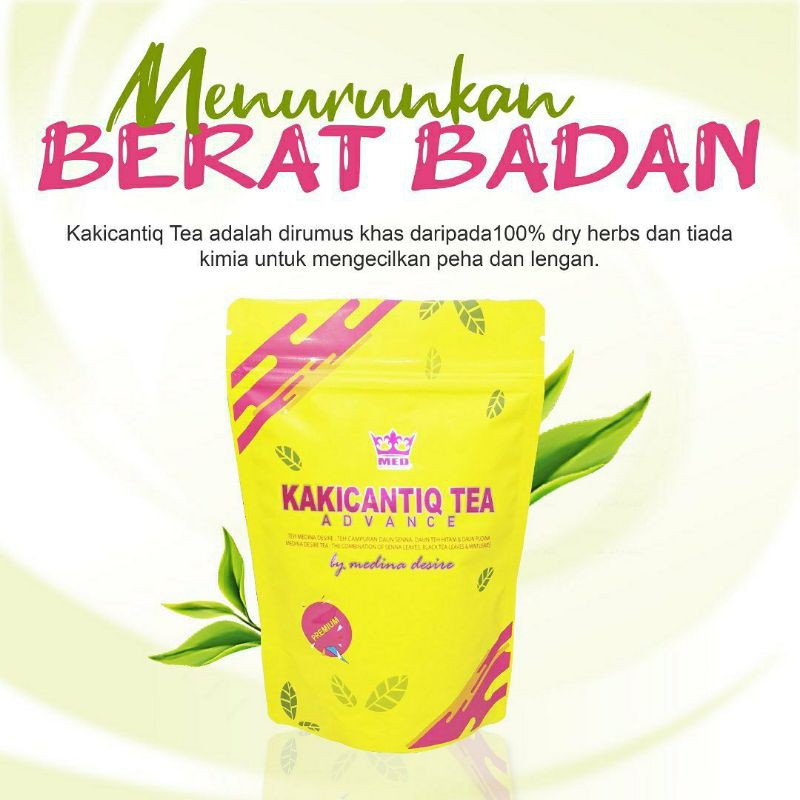 ORIGINAL Teh Kurus by Medina Desire - 15 Uncang!! + Free Gift ( Tea ...