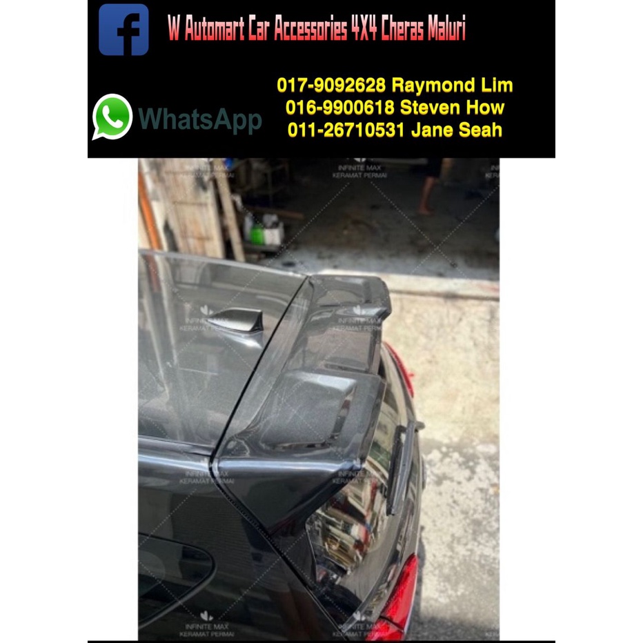 PRE-ORDER PERODUA MYVI 2018-2022 NEW MYVI GEAR UP ACE SPOILER | Shopee ...