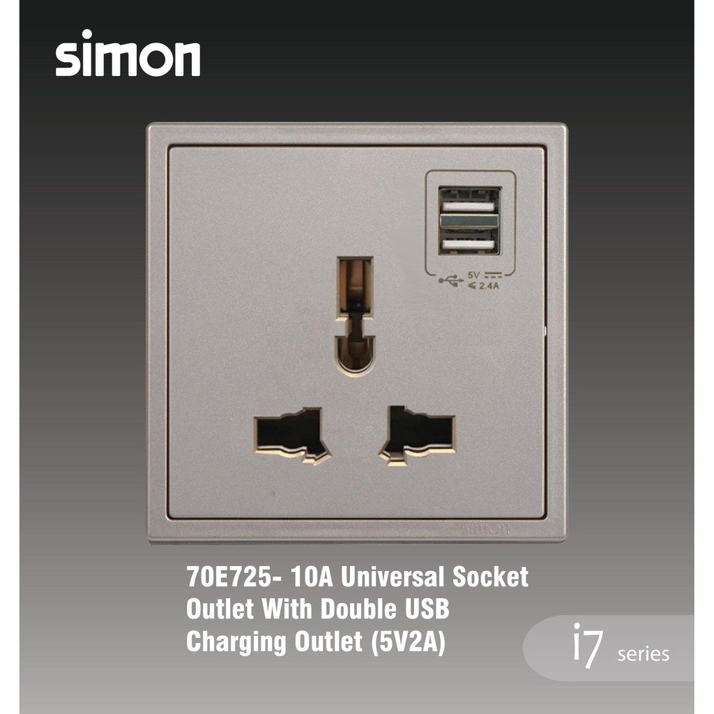 Simon I7 Series Switch / Switches & Socket Outlet (GOLDEN CHAMPAGNE ...