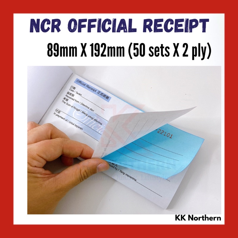 Pineapple Official Receipt Book NCR 50 Sets x 2 Ply NCR Official ...