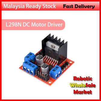 Arduino L298N DC Motor Driver Dual H Bridge for Smart Car | Shopee Malaysia
