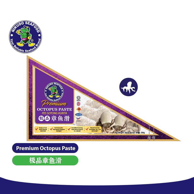 Nikudo Premium Octopus Paste 极品章鱼滑 Frozen Food Seafood Nikudo 海鲜 ...