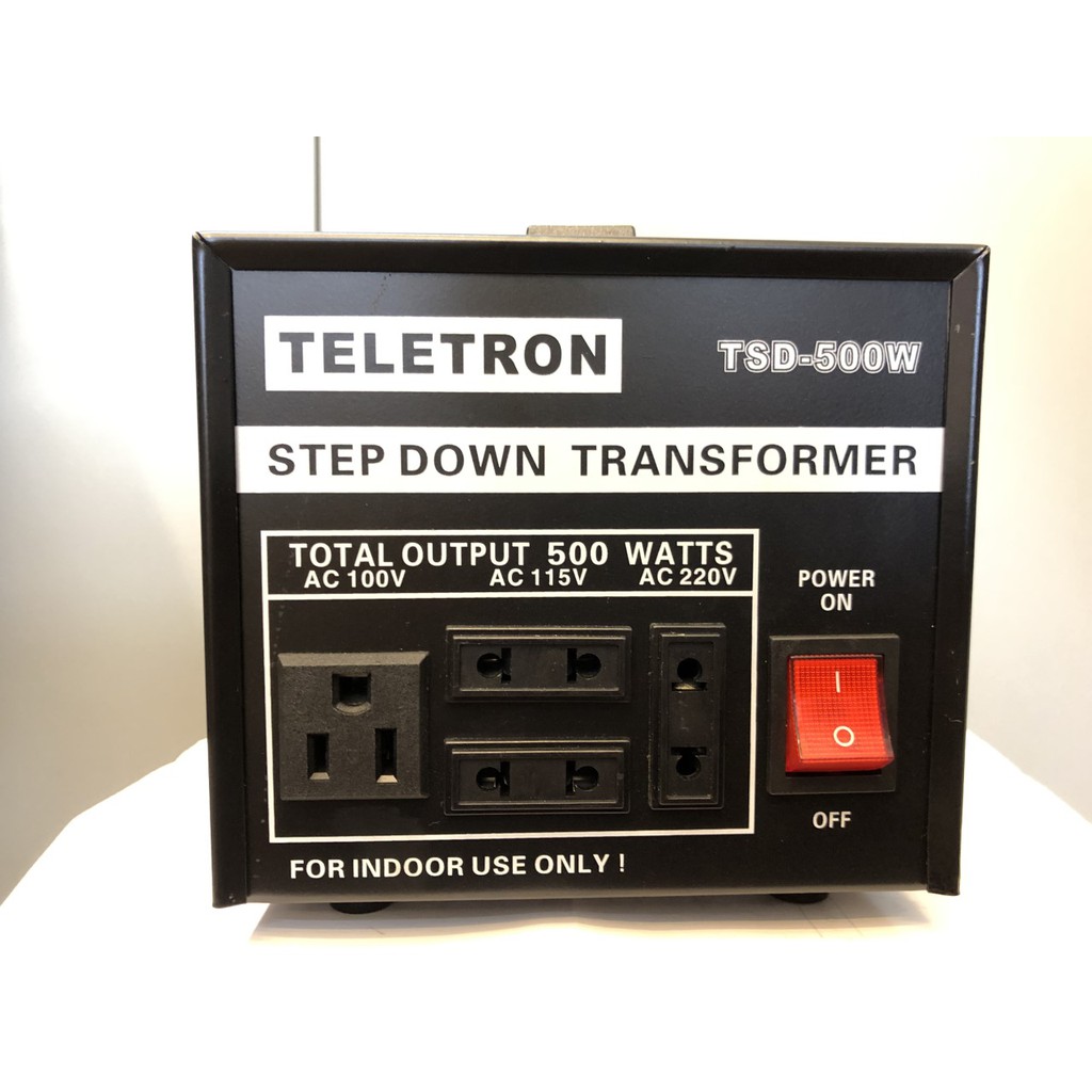 TELETRON TSD-500W STEP DOWN TRANSFORMER | Shopee Malaysia