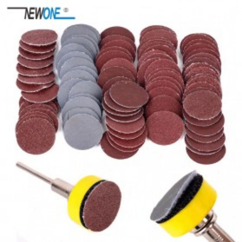 MATA Polishing Scrubbing Fiber Wheel Sanding Disc Drill Bits 100 PCS ...