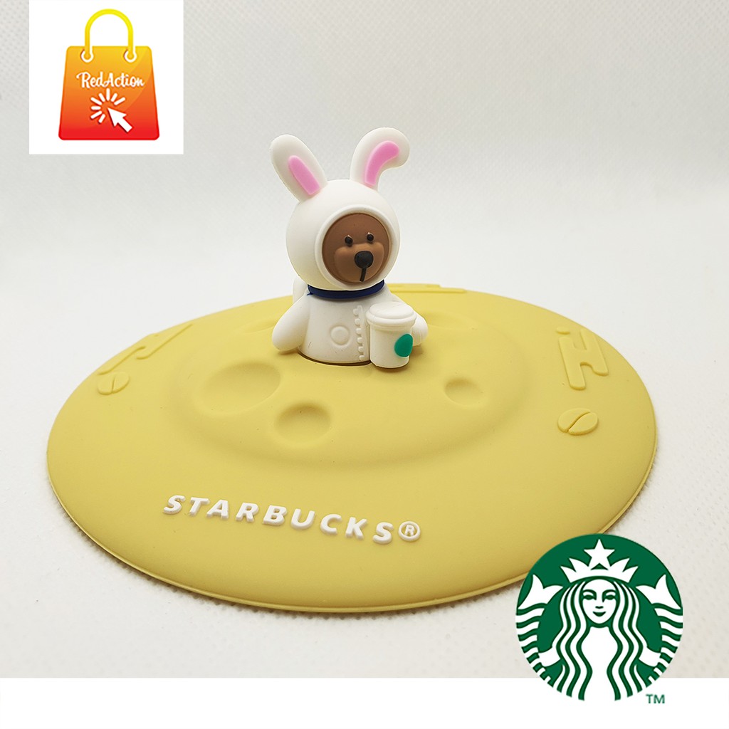 Starbucks Cup Lid Siren Cute Rabbit Moon Collection tiktok famous ...