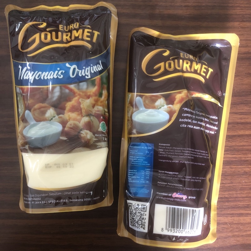 Euro Gourmet Mayonnaise Original 1kg | Shopee Malaysia