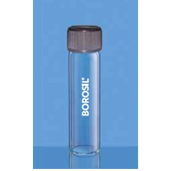 BOROSIL Culture Tubes, Flat Bottom, with PP Screw Cap and PTFE Liner ...
