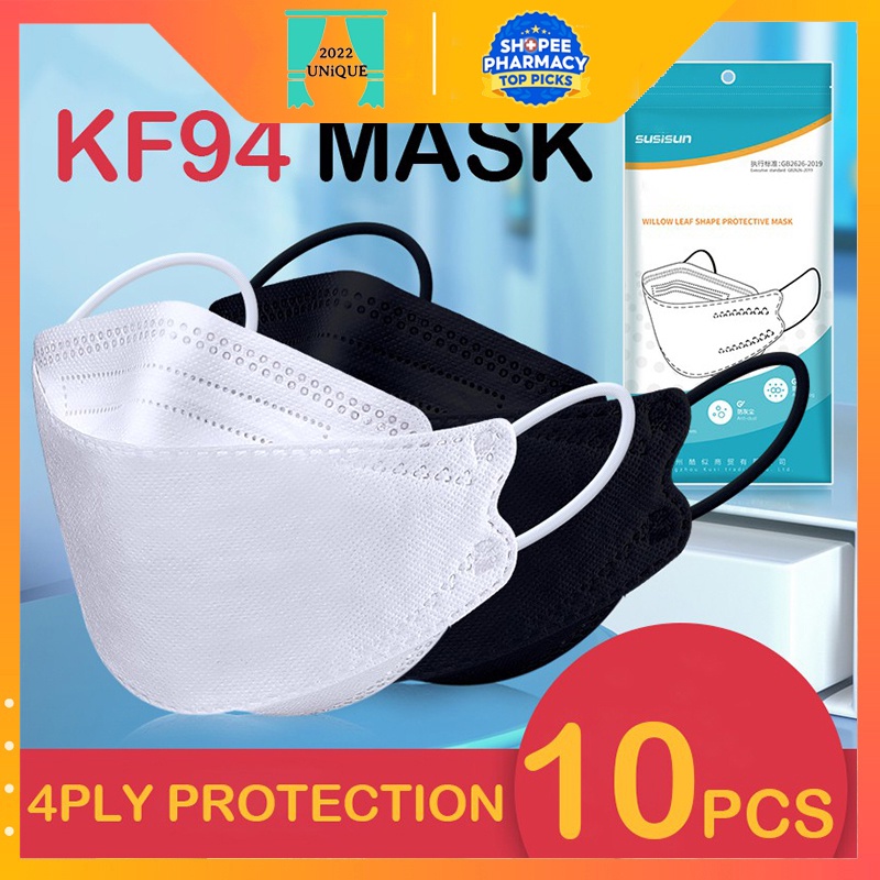 ZOCN KF94 mask Korea 3D fish mouth face mask 4 layers protective non ...