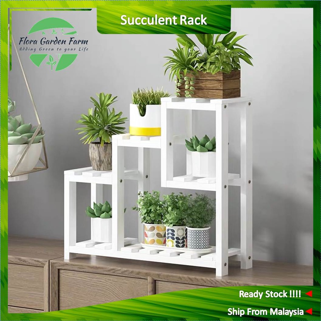 Waterproof Table Desk Plant Rack Succulent PlanFlower Pot Small Balcony ...