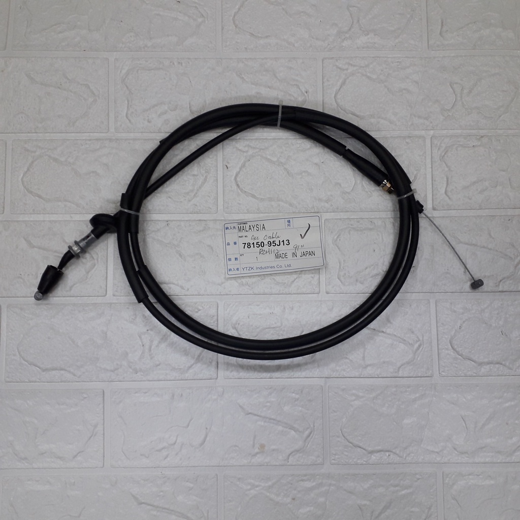 (1PCS YTZK 78150-95J13) ACCELERATOR CABLE (MINYAK CABLE) FOR TOYOTA ...