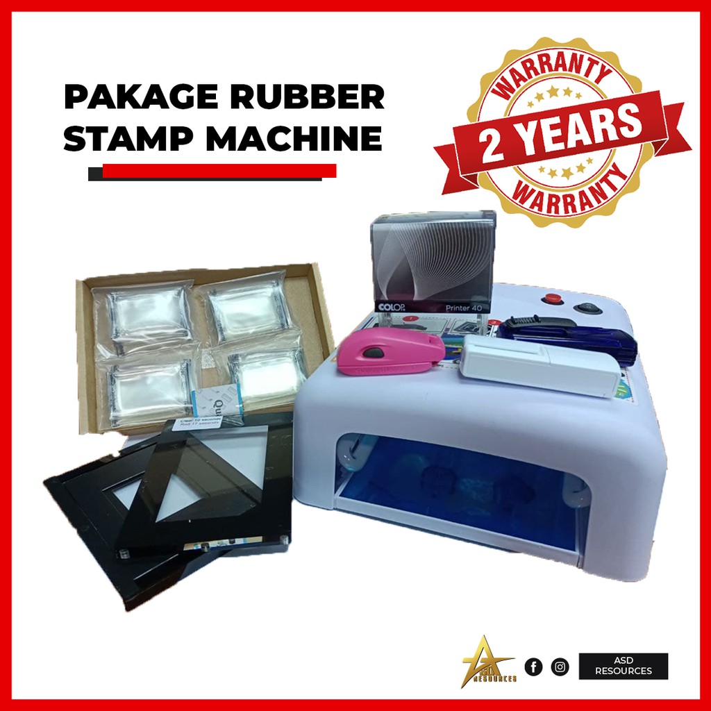 (PAKAGE) Rubber Stamp Machine - Mesin Rubber Stamp | Shopee Malaysia
