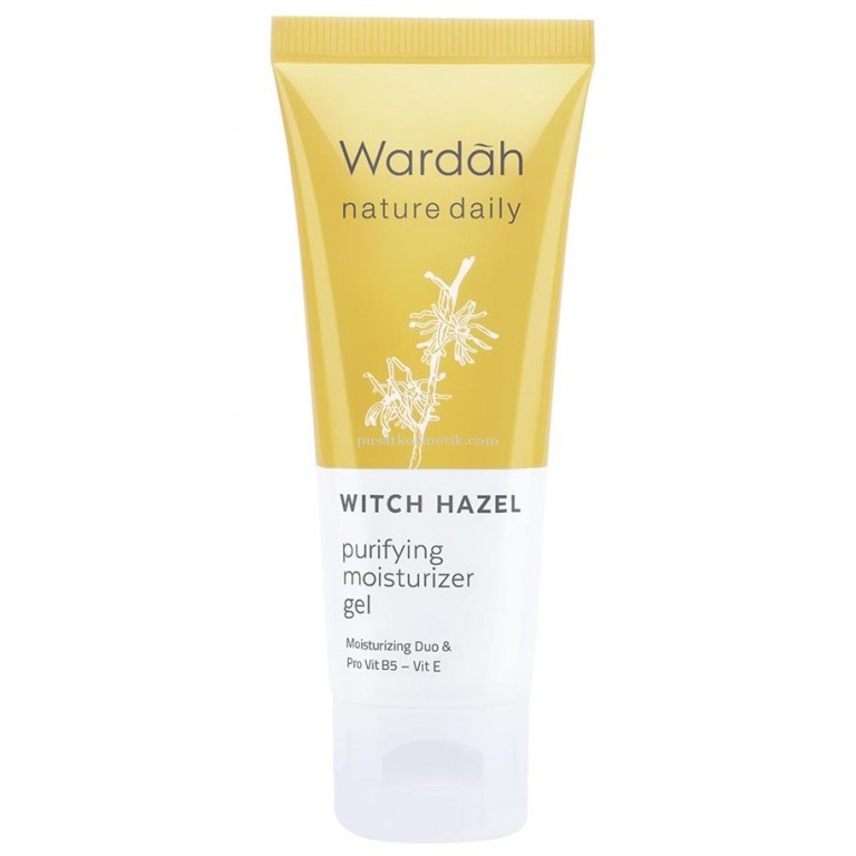 Wardah Nature Daily Witch Hazel Purifying Moisturizer Gel 40ml | Shopee ...