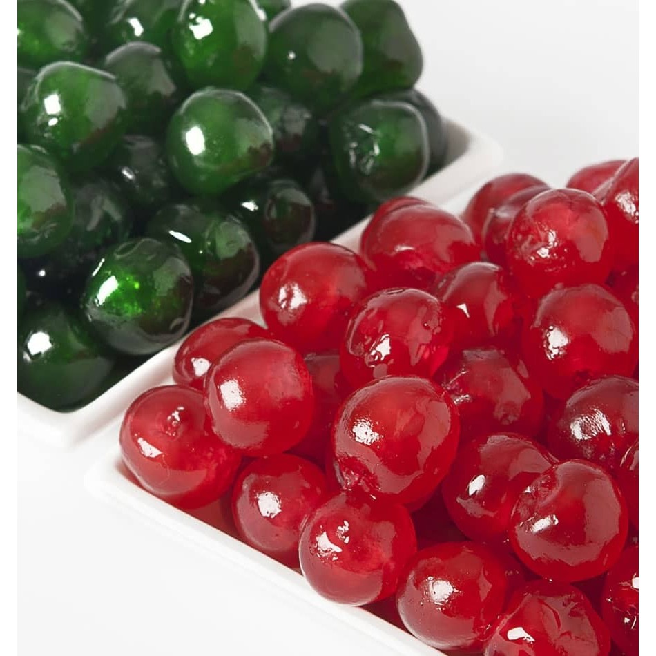 Candied (Glazed)Red/ Green Cherries [ 1kg/500g/200g ] | Shopee Malaysia
