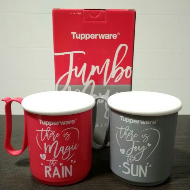 Tupperware Jumbo Mug Set | Shopee Malaysia