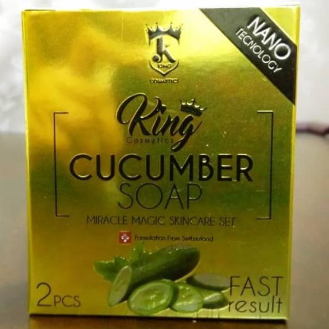 💥BEST DEAL 💥 Cucumber Soap - King Cosmetics (2 pcs in 1 box) | Shopee ...