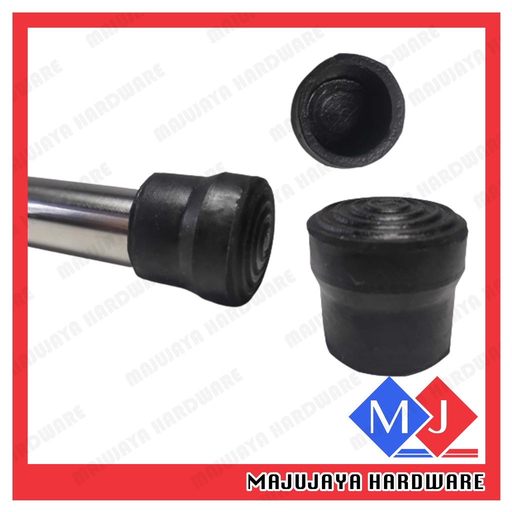 Rubber Round Outer Insert Black ROI Chair Leg Cap Rubber Feet Protector ...