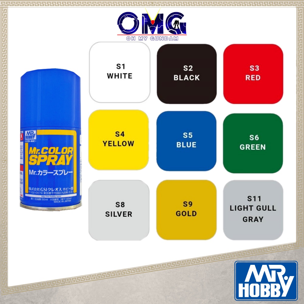 Mr Hobby Mr Color Spray S1-S30 Mr Hobby Spray Can Mr Hobby Color Spray ...