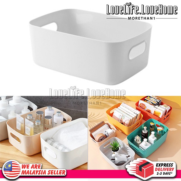 MORETHAN1 Cube Storage Box for Kitchen Pantry Bathroom Plastic ...