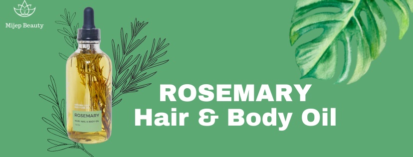 Mijep Rosemary Hair Oil - (120ml) Multi Use Aroma Oil for Face, Body ...