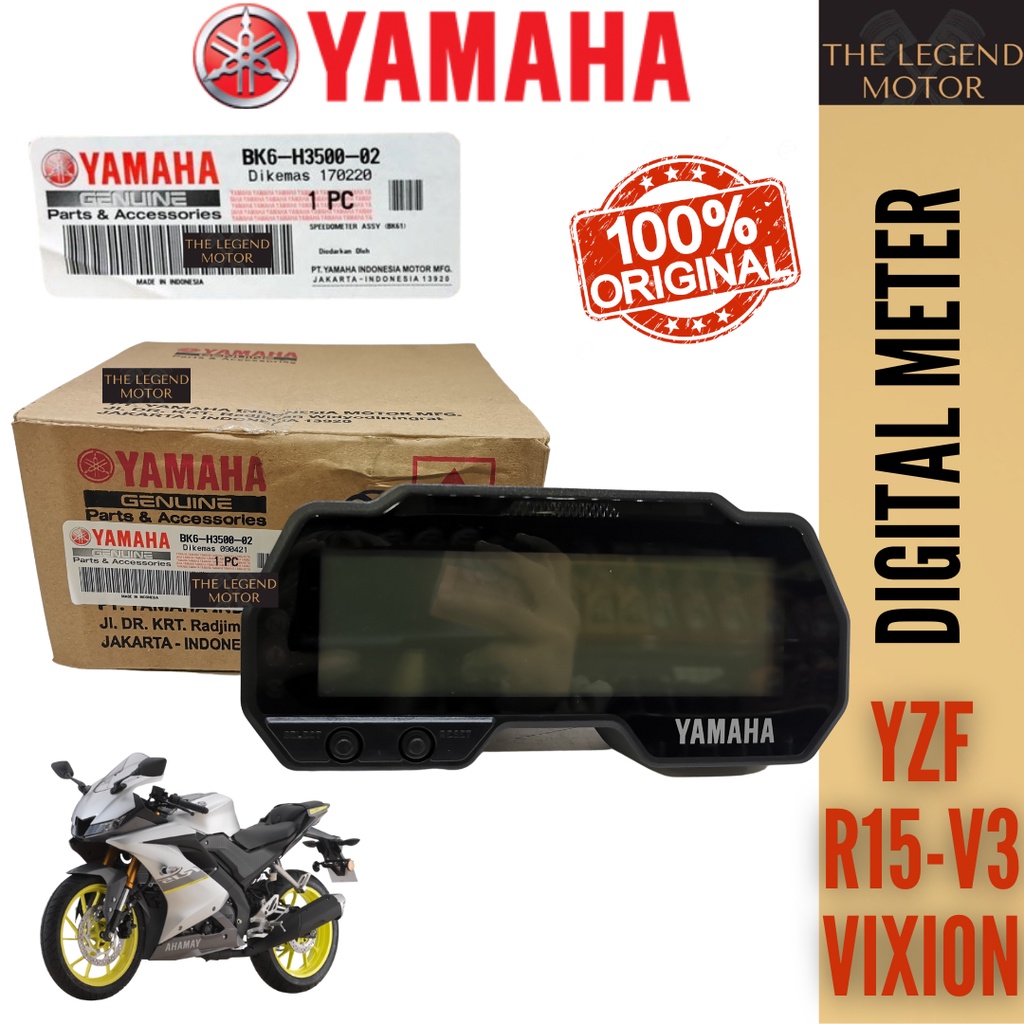 YZF155 R15 V3 VIXION YZF R-R15 SPEEDOMETER ODOMETER DIGITAL METER ...