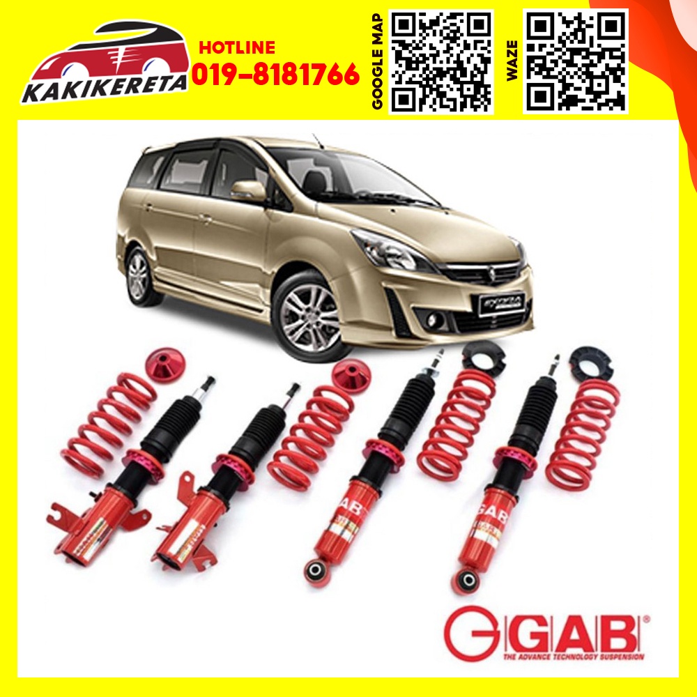 🔥Proton 🇯🇵EXORA 🇯🇵GAB HE SERIES Hi Lo Body shift Adjustable Suspension ...