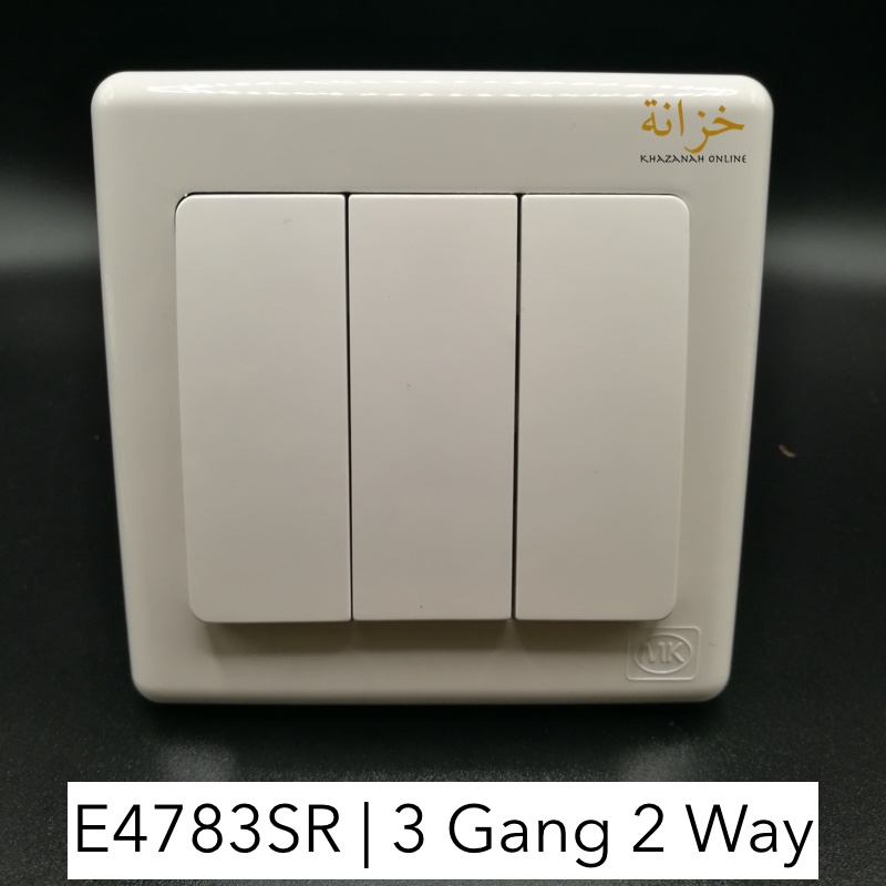 MK Ecore SR / Ecore Series Wide Rocker 1 Way 2 Way Wide Switch / Double ...