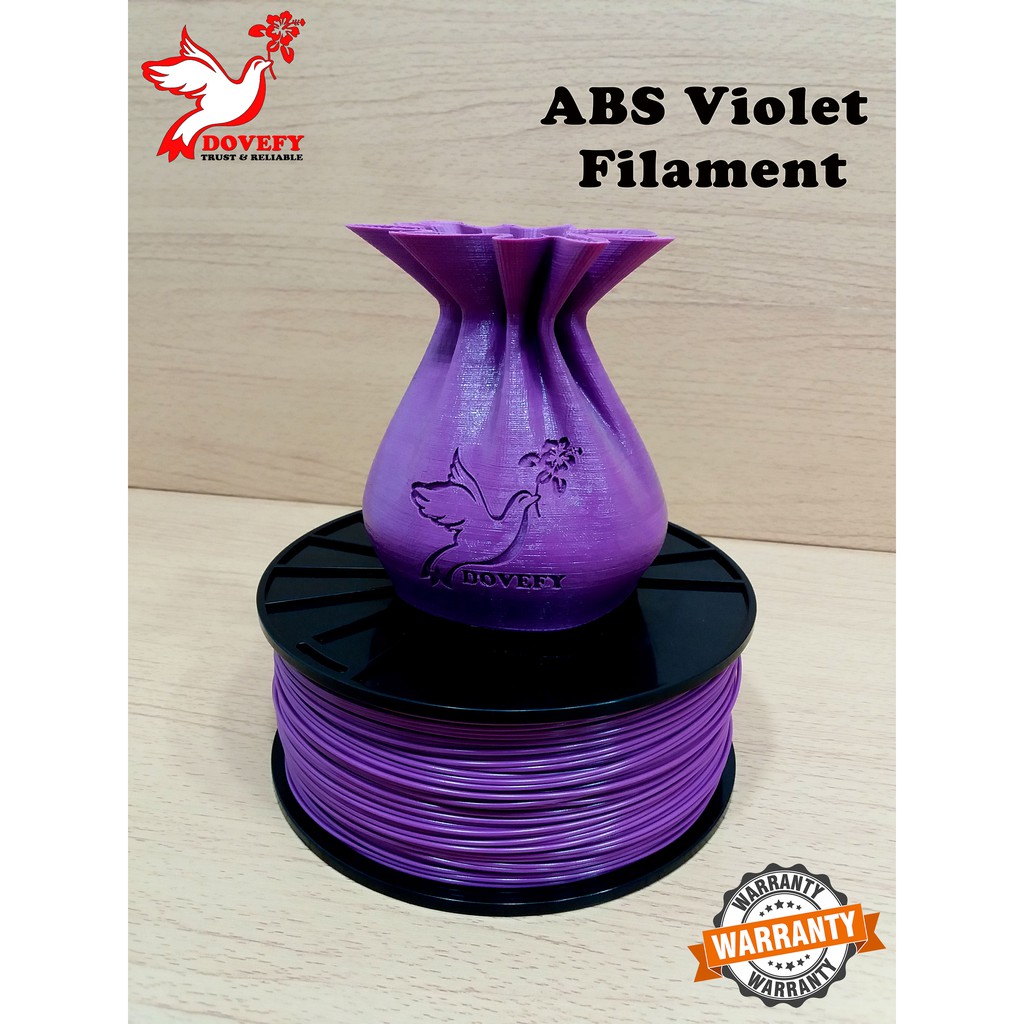 3D Printing ABS Filament 1KG (Violet) | Shopee Malaysia