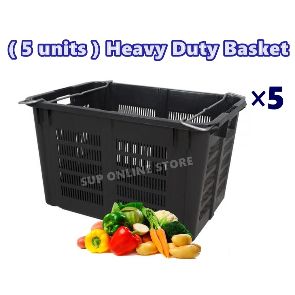 (5 units) Heavy Duty Basket / Industrial Basket / Vegetable Tray ...