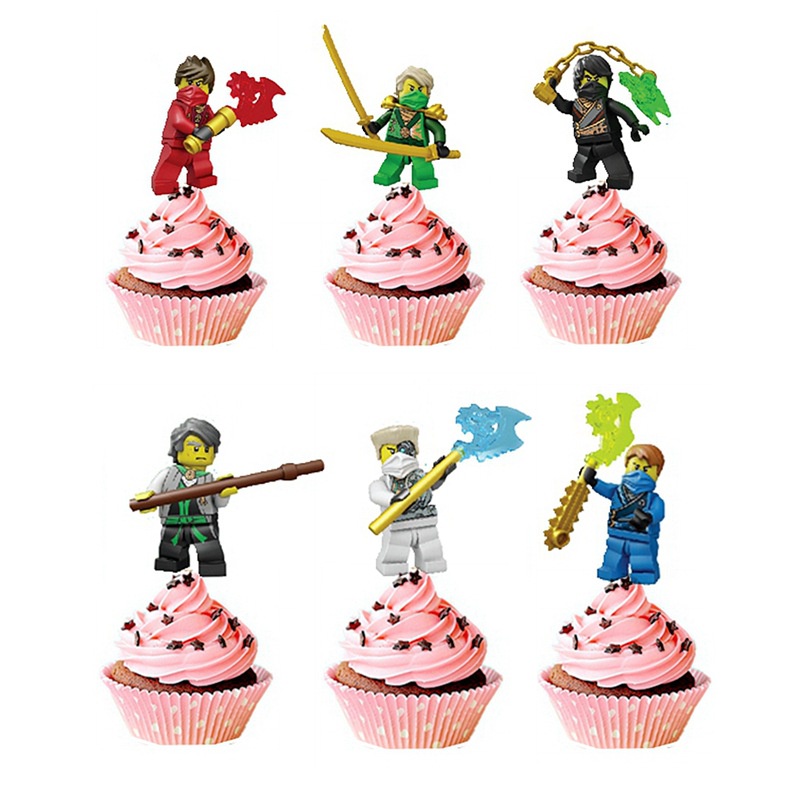 24pcs Cupcake Toppers Cute Cartoon Princess Theme Cake Decorations ...