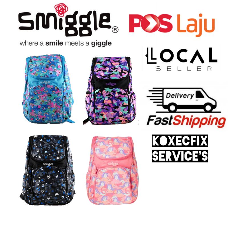 Smiggle bag pack Large original from New Zealand free plastic bag ...