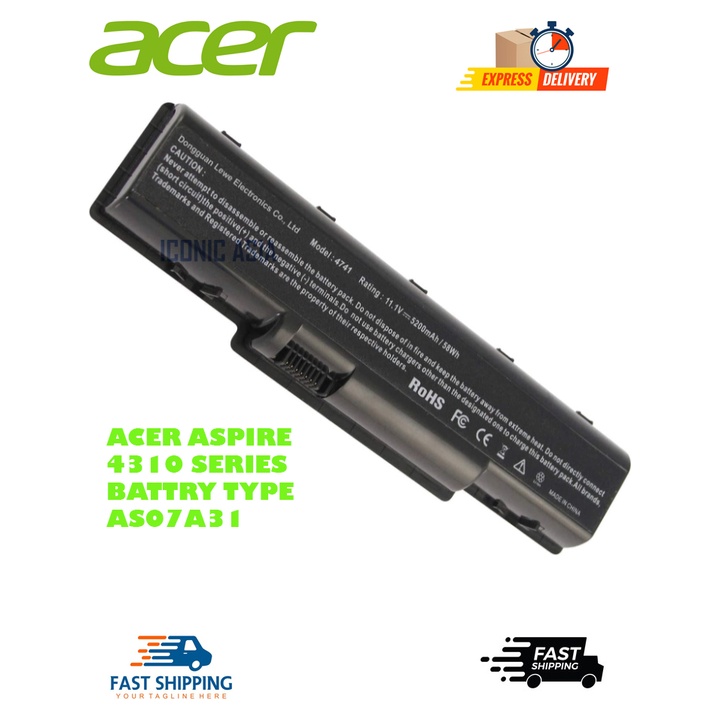 Acer Battary AS07A31 AS07A32 AS07A41 AS07A42 AS07A51 AS07A52 AS07A71 ...