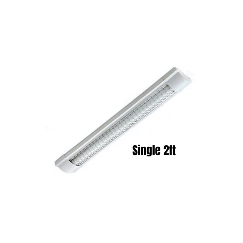LED T8 Louver Fitting / Single Circuit Casing For T8 LED / Indoor ...