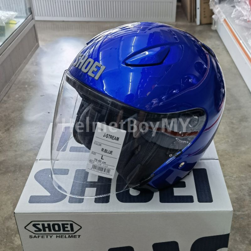 HELMET SHOEI JSTREAM PLAIN SILVER / PEARL GREY / BLACK / MAROON /YELLOW ...