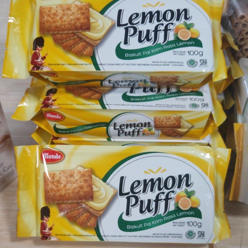 Monde LEMON PUFF 100G | Shopee Malaysia