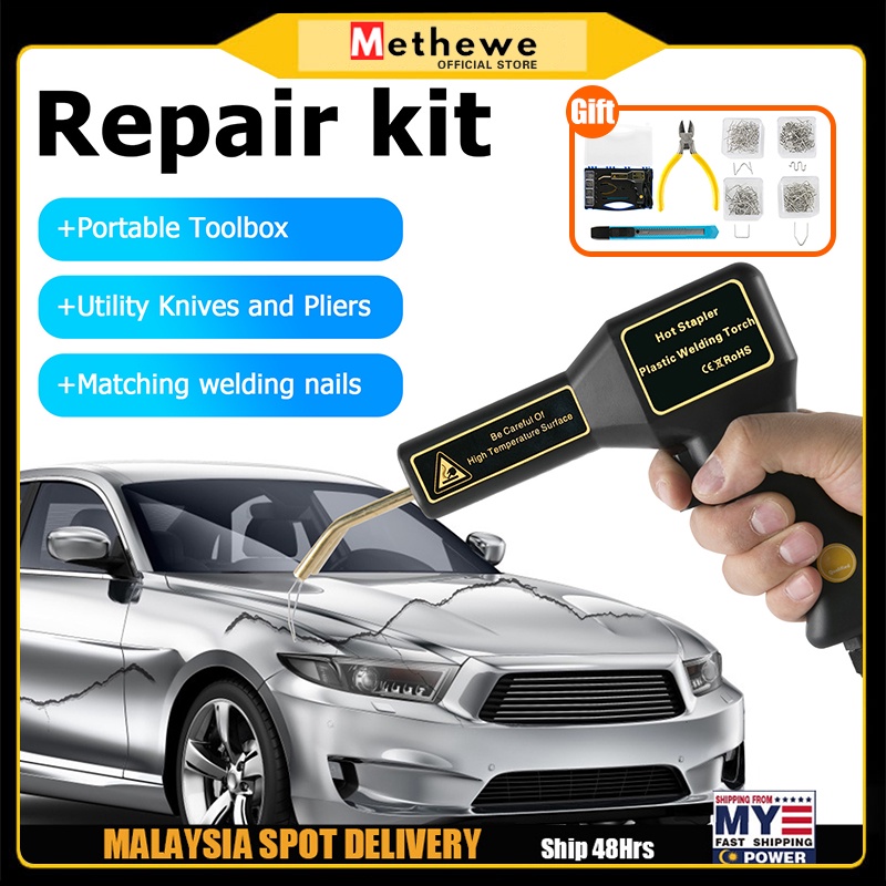 Car Bumper Repair Kit 50W / Plastic Repair Solder Stapler Welding ...