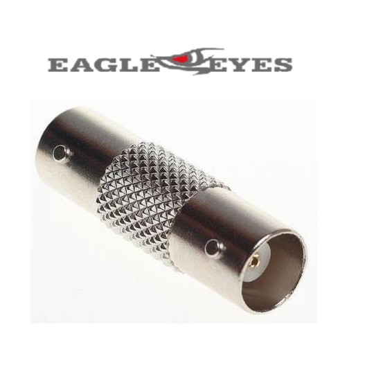 Bnc Female To Female Connector Joint Type Rg59 Rg6 Coaxial Connector For Cctv Camera Inline