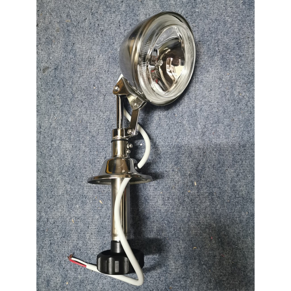 S/STEEL CABIN CONTROL HANDHELD SEARCHLIGHT HALOGEN BEAM DC12V 55W ...