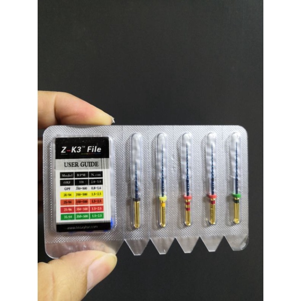 K3 Nikel Titanium Rotary Endo files set 21mm or 25mm | Shopee Malaysia