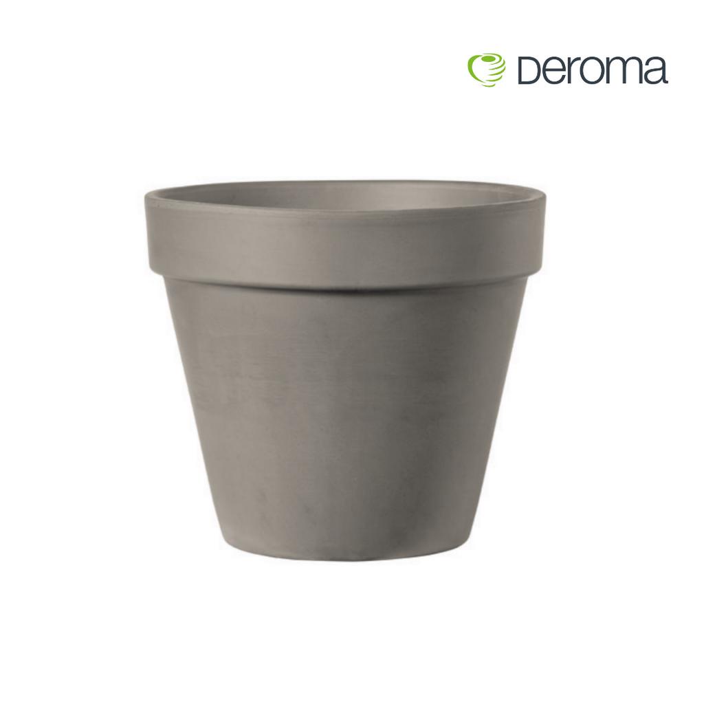 Deroma Terracotta Pot Pasu Bunga Hiasan Tanah Liat Outdoor Italy Clay Vaso Standard D23