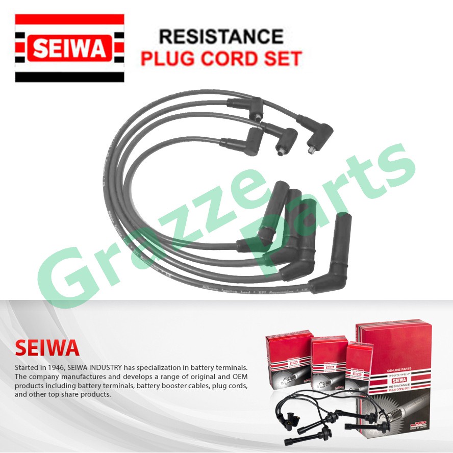 Seiwa (Made in Japan) Spark Plug Cable Wire for Proton Saga 12V 4G13 ...