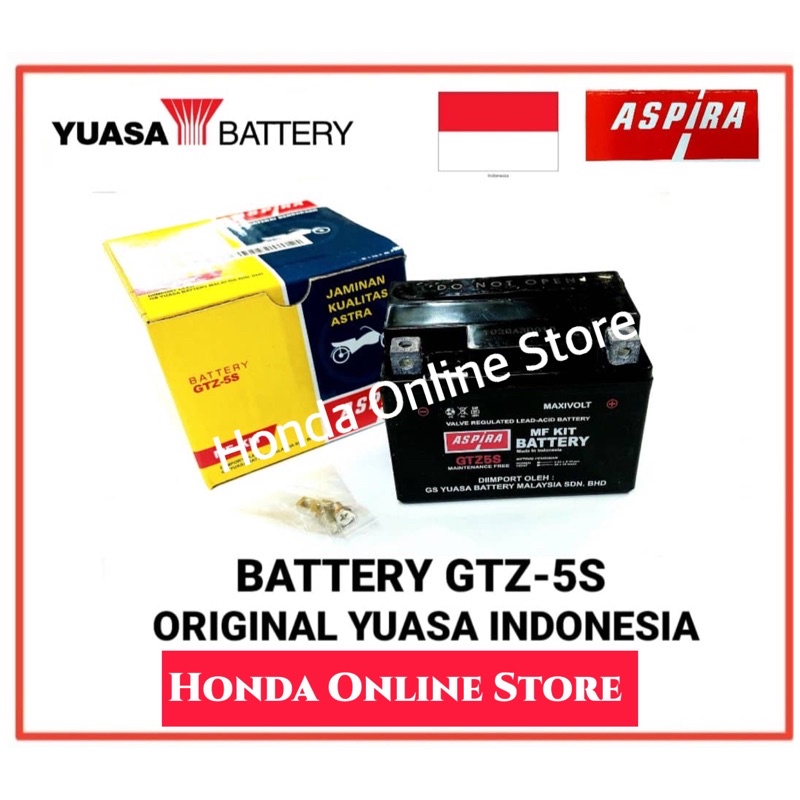 BATTERY BATERI GTZ - 5S ORIGINAL YUASA INDONESIA | Shopee Malaysia
